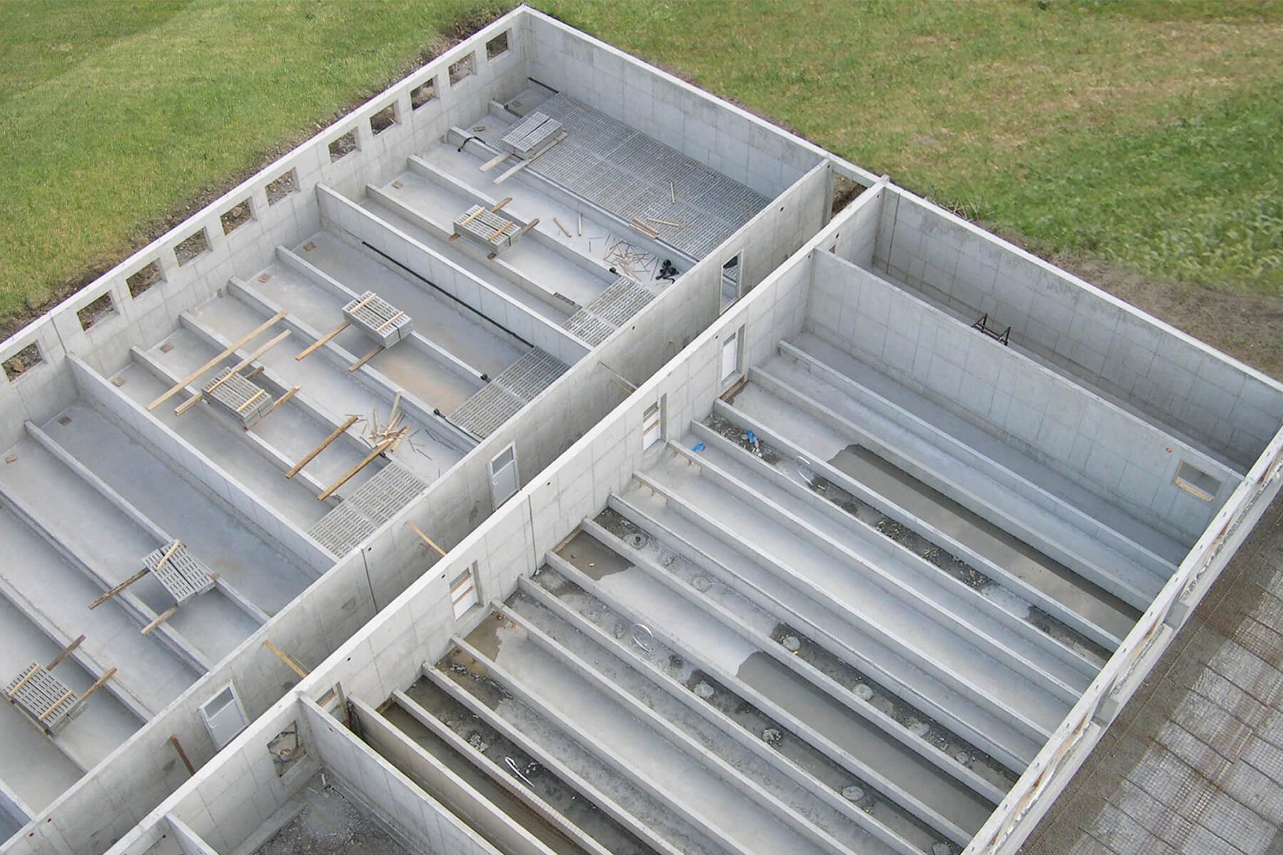 Wall systems, warehouses, wall structures - WOLF System